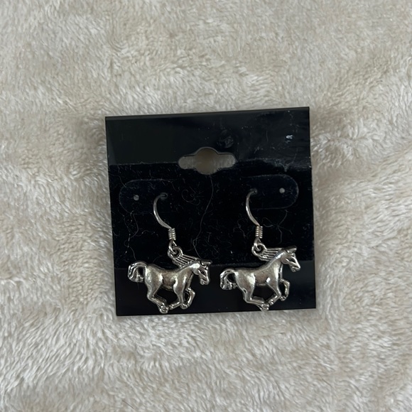 Fashion Jewelry | Jewelry | Western Horse Style Earrings Horse Pierced ...